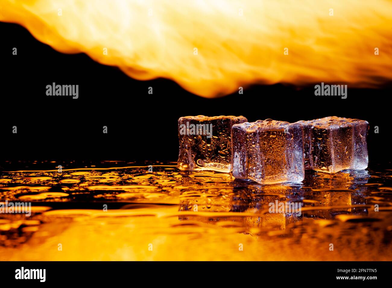 Flame reflection water hi-res stock photography and images - Alamy