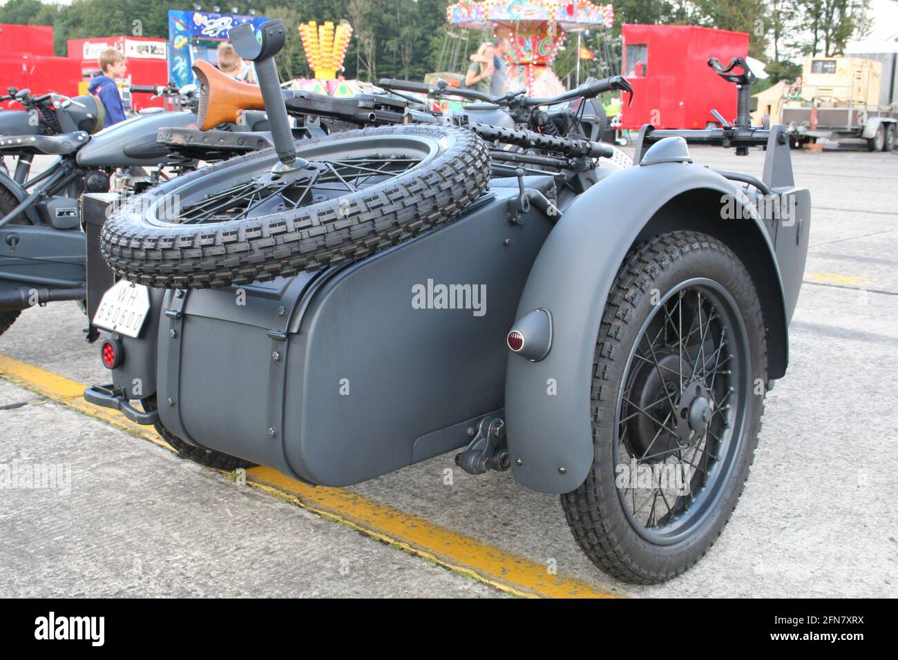 Restored Zundapp KS600 WH Sidecar from 1941 Stock Photo - Alamy