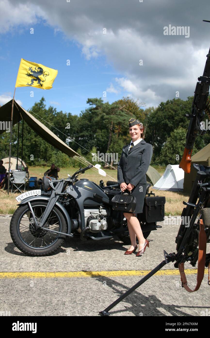 Restored Zundapp KS600 WH Sidecar from 1941 Stock Photo - Alamy