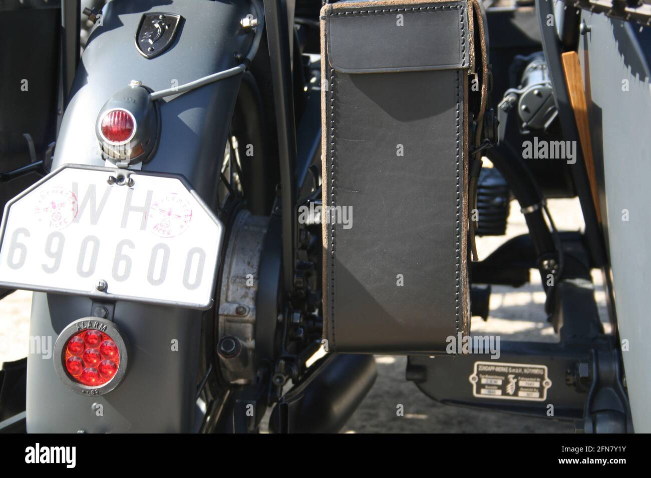 Restored Zundapp KS600 WH Sidecar from 1941 Stock Photo - Alamy