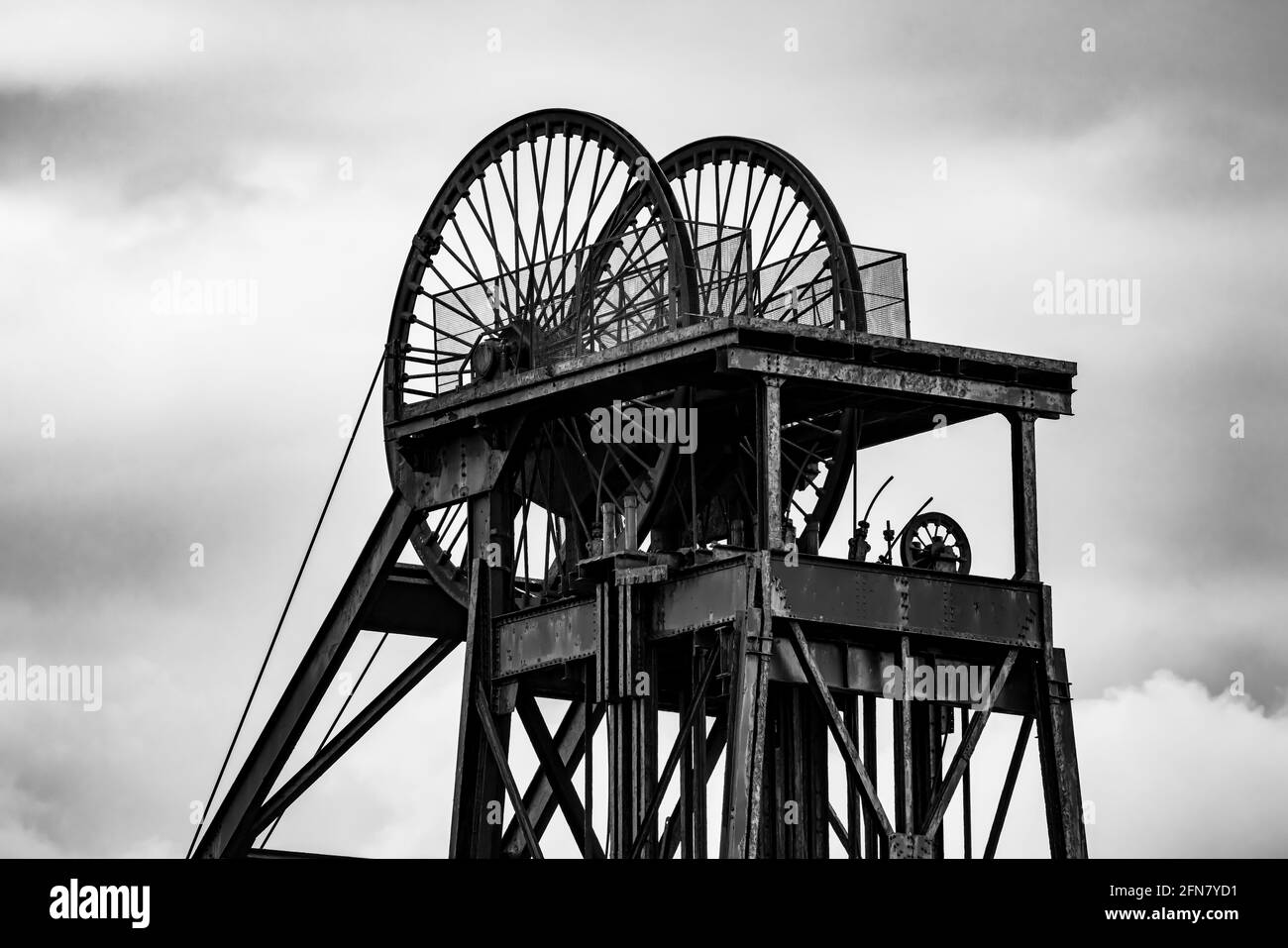 Coal Mining Town Uk Black and White Stock Photos & Images - Alamy