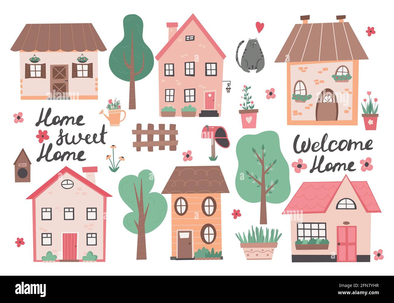 Cute Little House Clipart