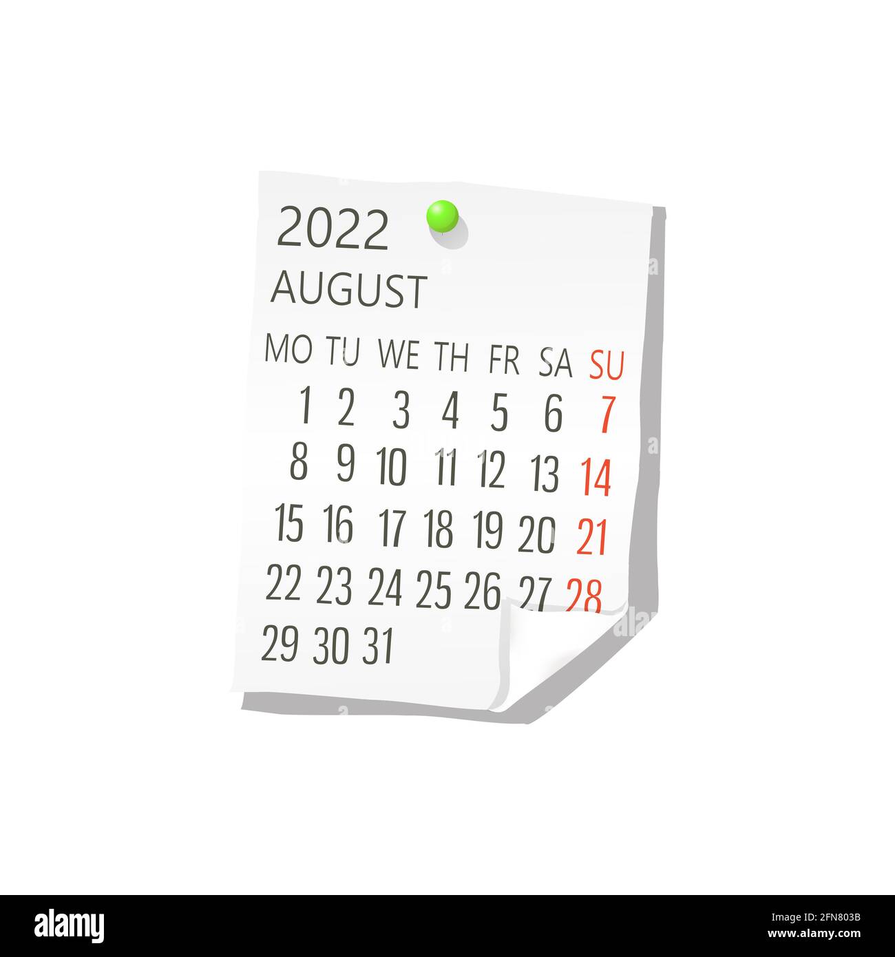 Editable Calendar 2022