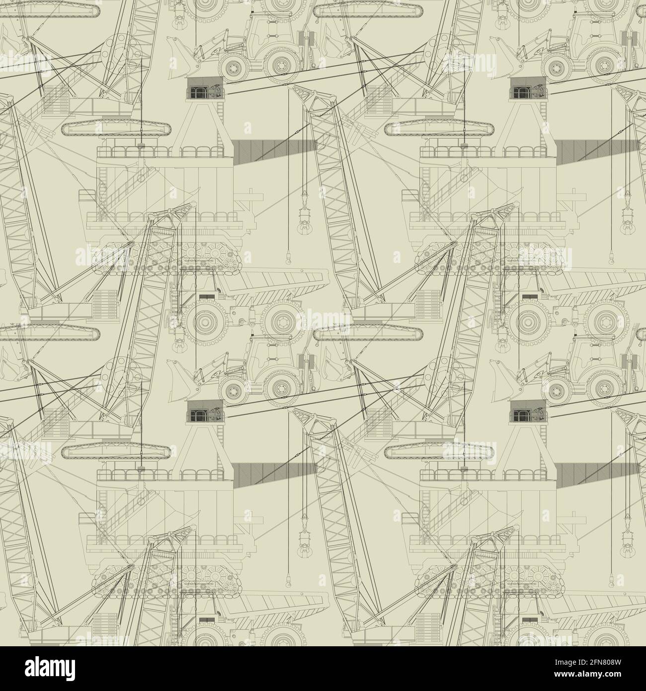 Bulldozer digger construction vehicle cartoon hi-res stock photography ...