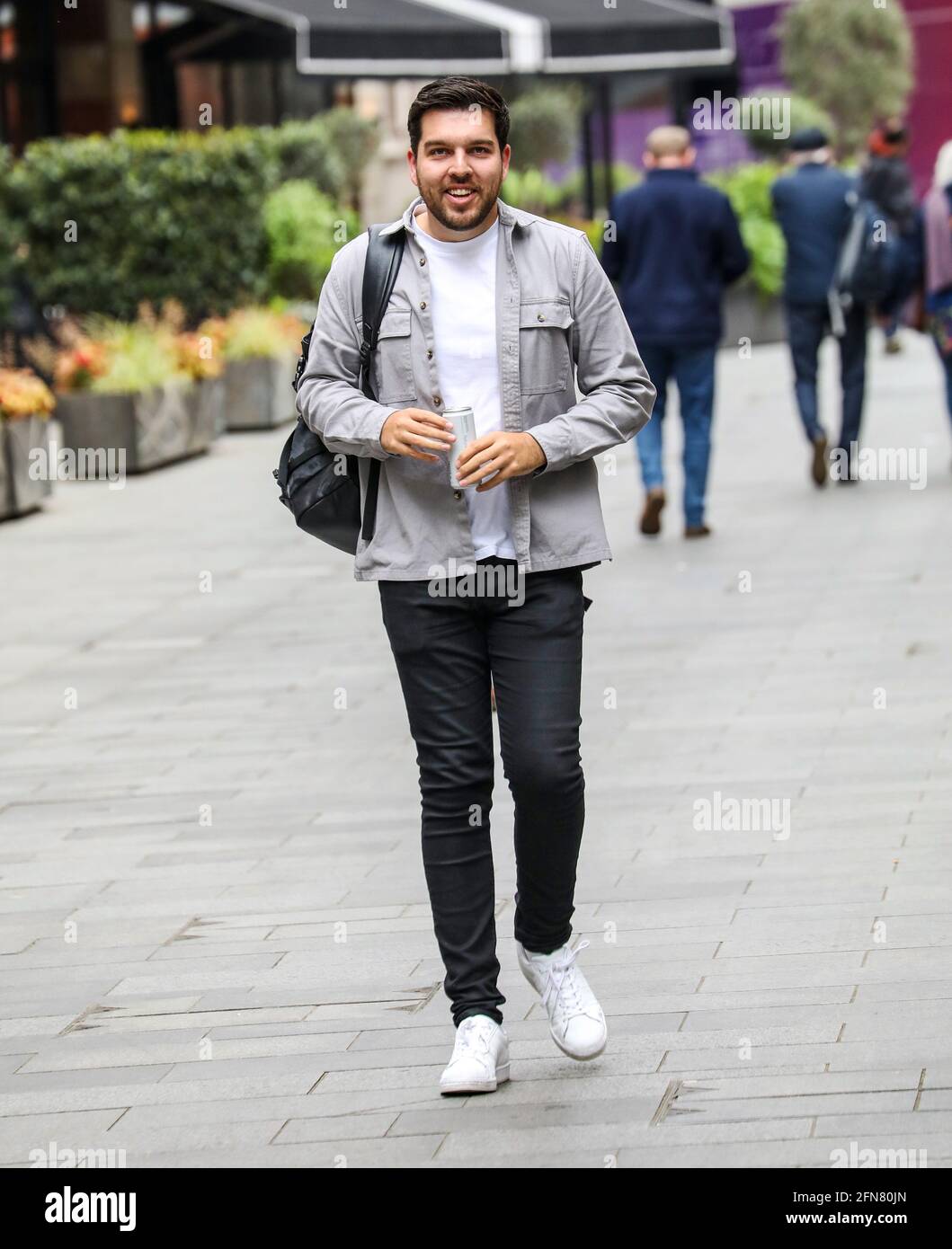 Jonny Meah, Global Radio Studios, London, UK, 14 May 2021, Photo by ...