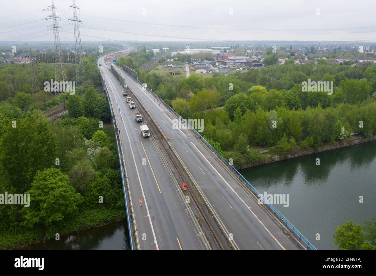 Motorway a43 highway bridge hi-res stock photography and images - Alamy