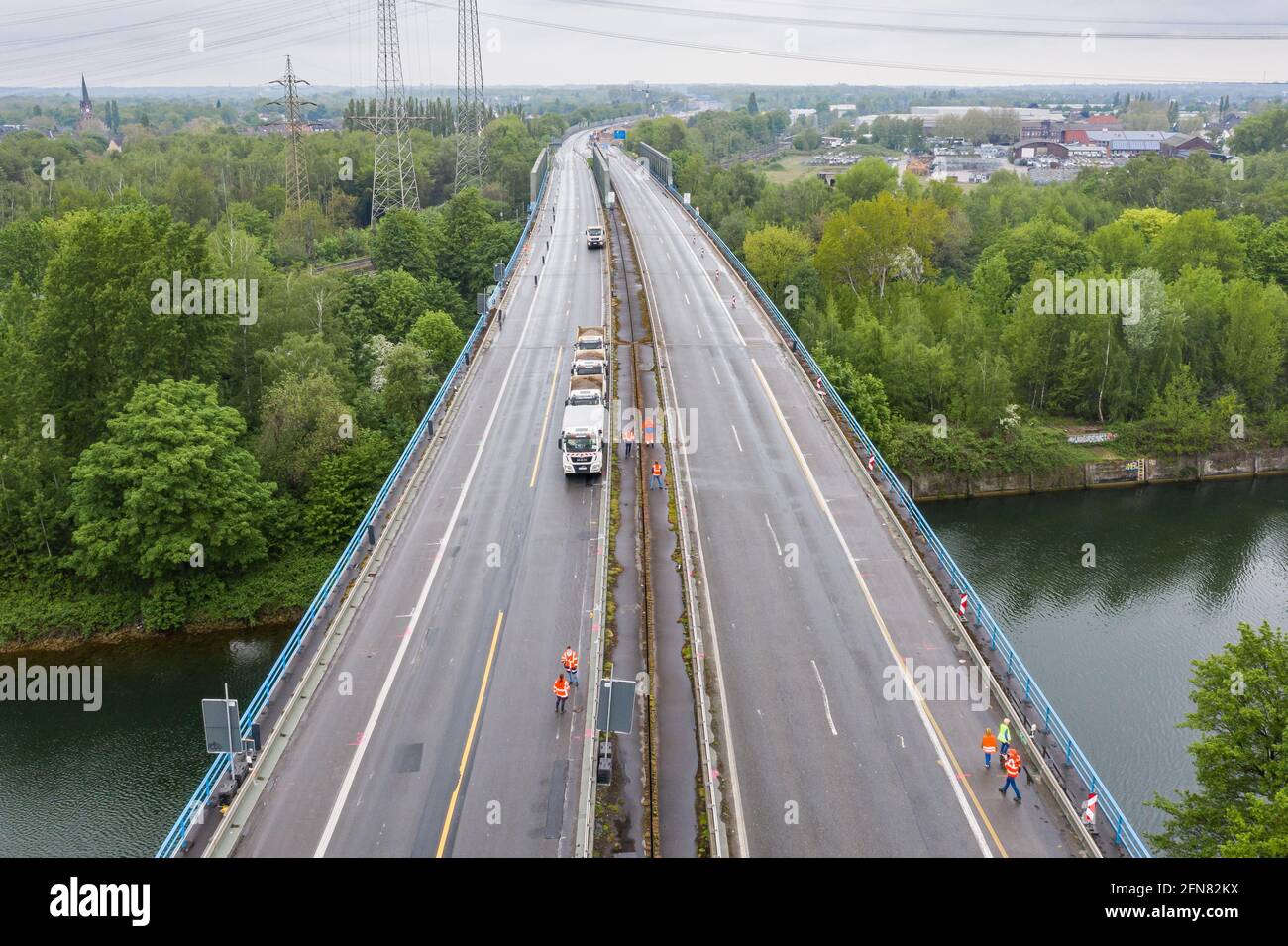 Motorway a43 highway bridge hi-res stock photography and images - Alamy