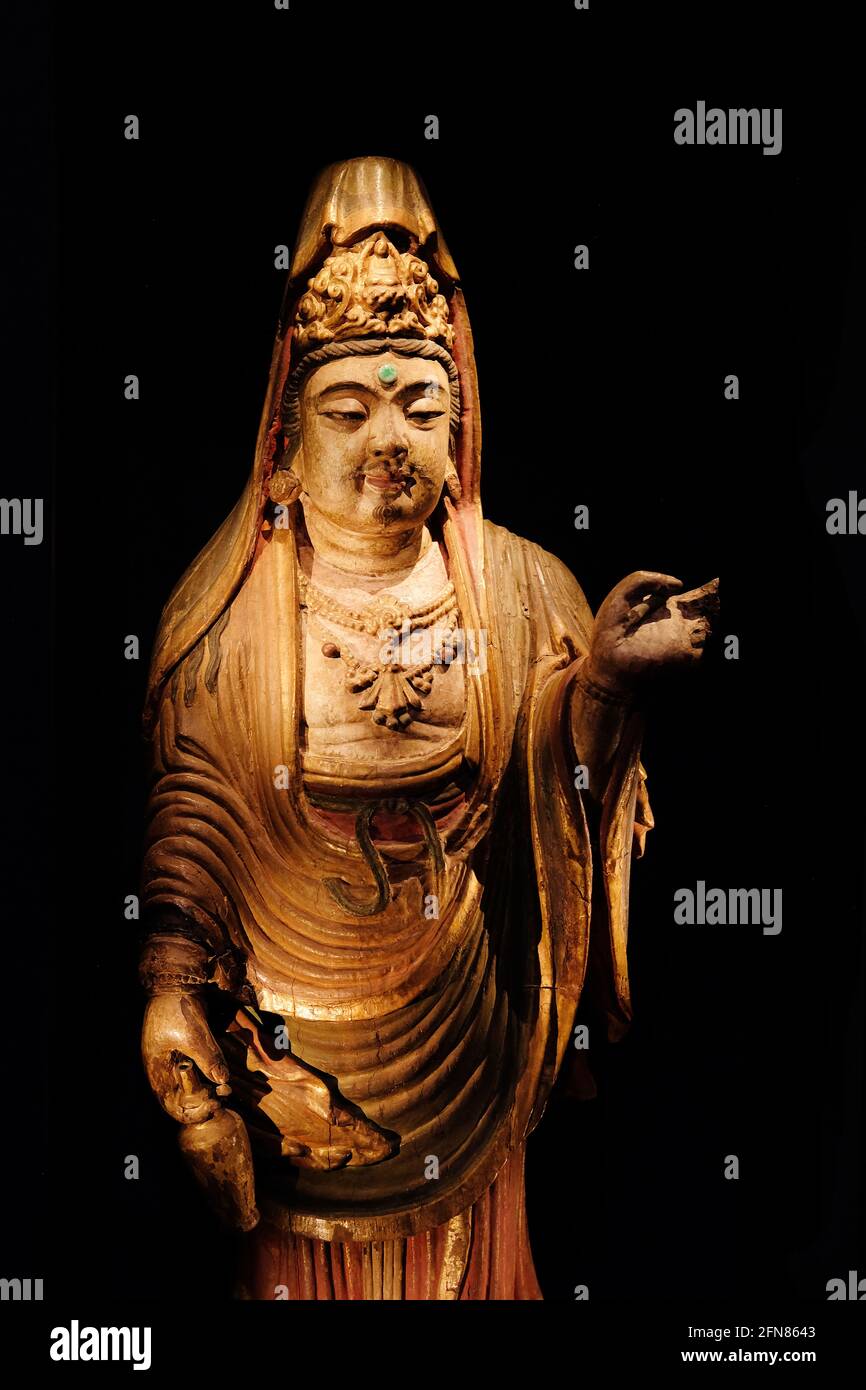 Buddha, statue, exhibition, collection, Basel, Museum of Culture Stock ...
