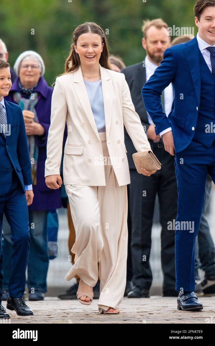 Princess Isabella during Prince Christian’s confirmation at Fredensborg ...