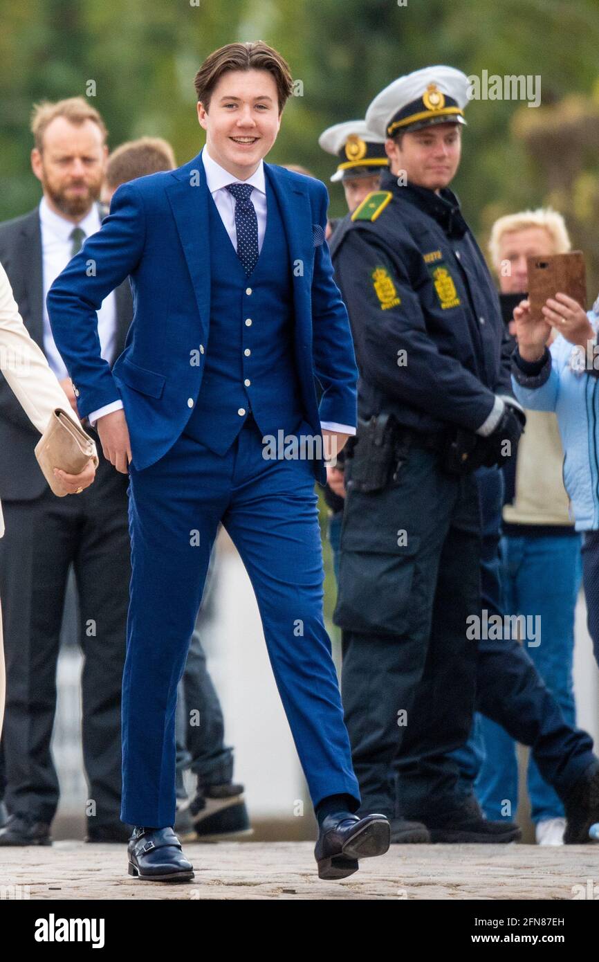 Prince Christian during Prince Christian’s confirmation at Fredensborg ...