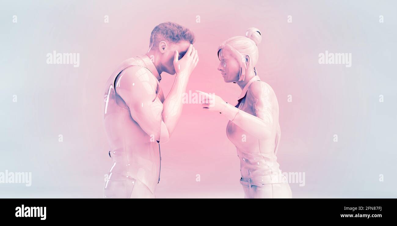 Shouting match hi-res stock photography and images - Alamy