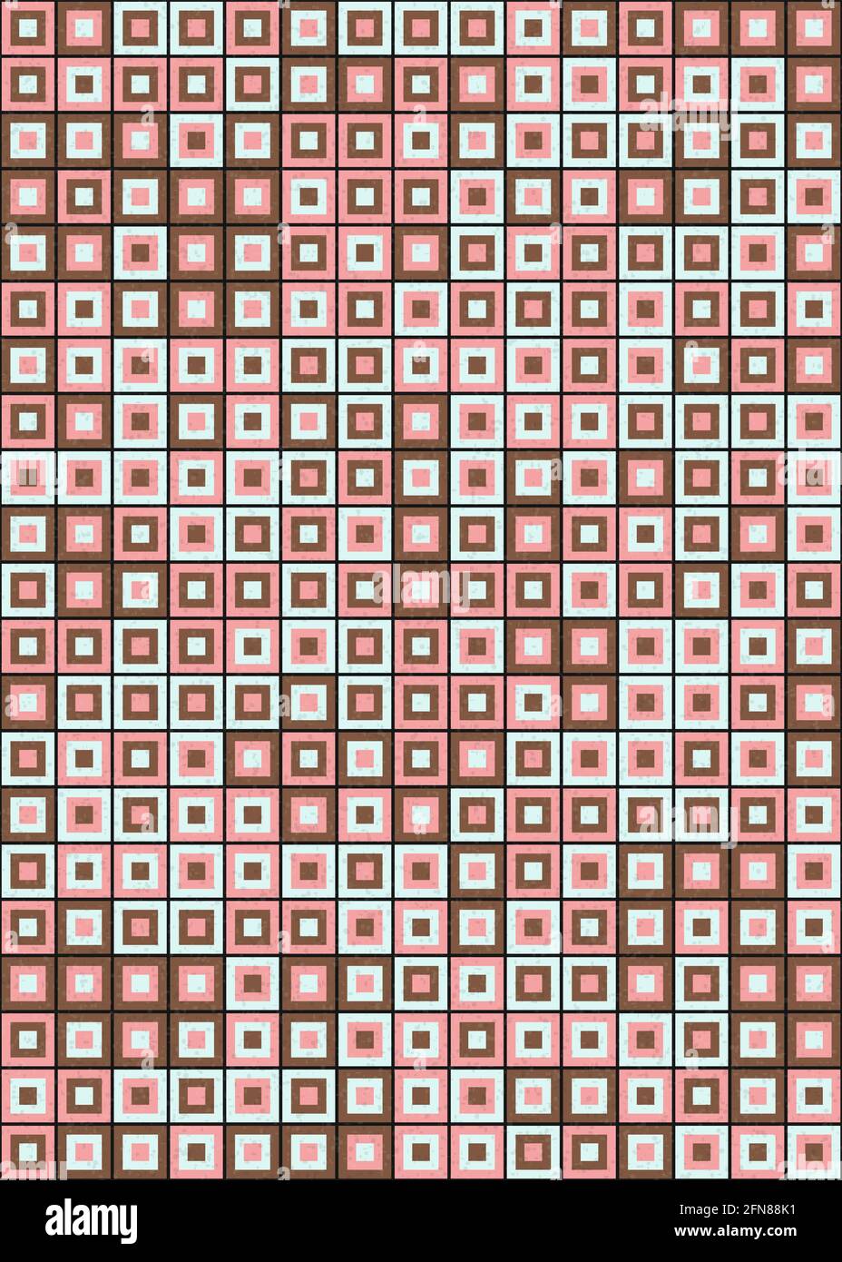 Abstract Geometrical generative computational art illustration Stock ...