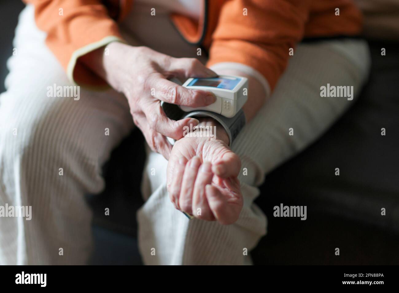 Blood pressure monitor one person hi-res stock photography and images ...