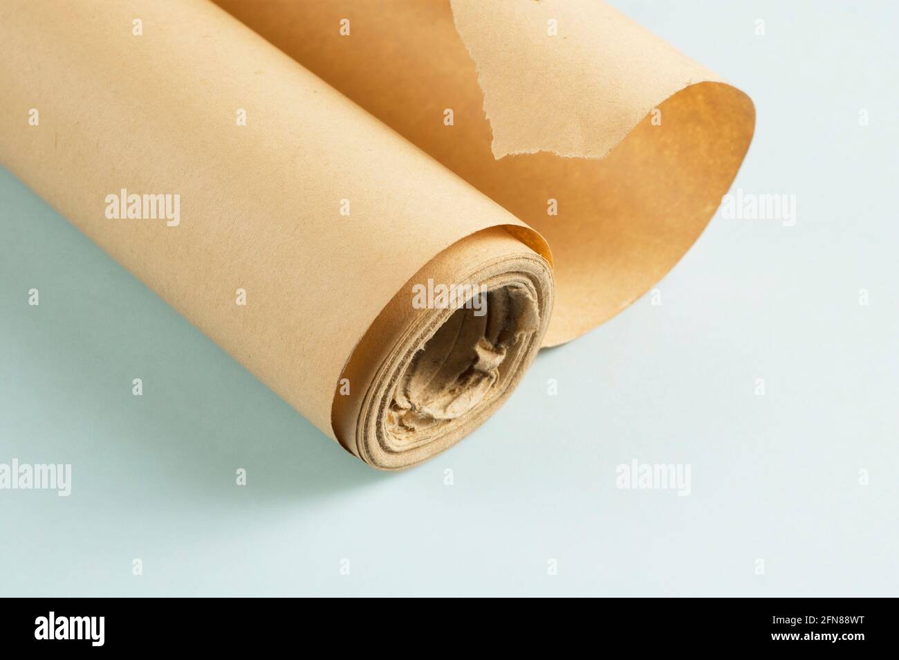 Vintage blank paper roll hi-res stock photography and images - Alamy