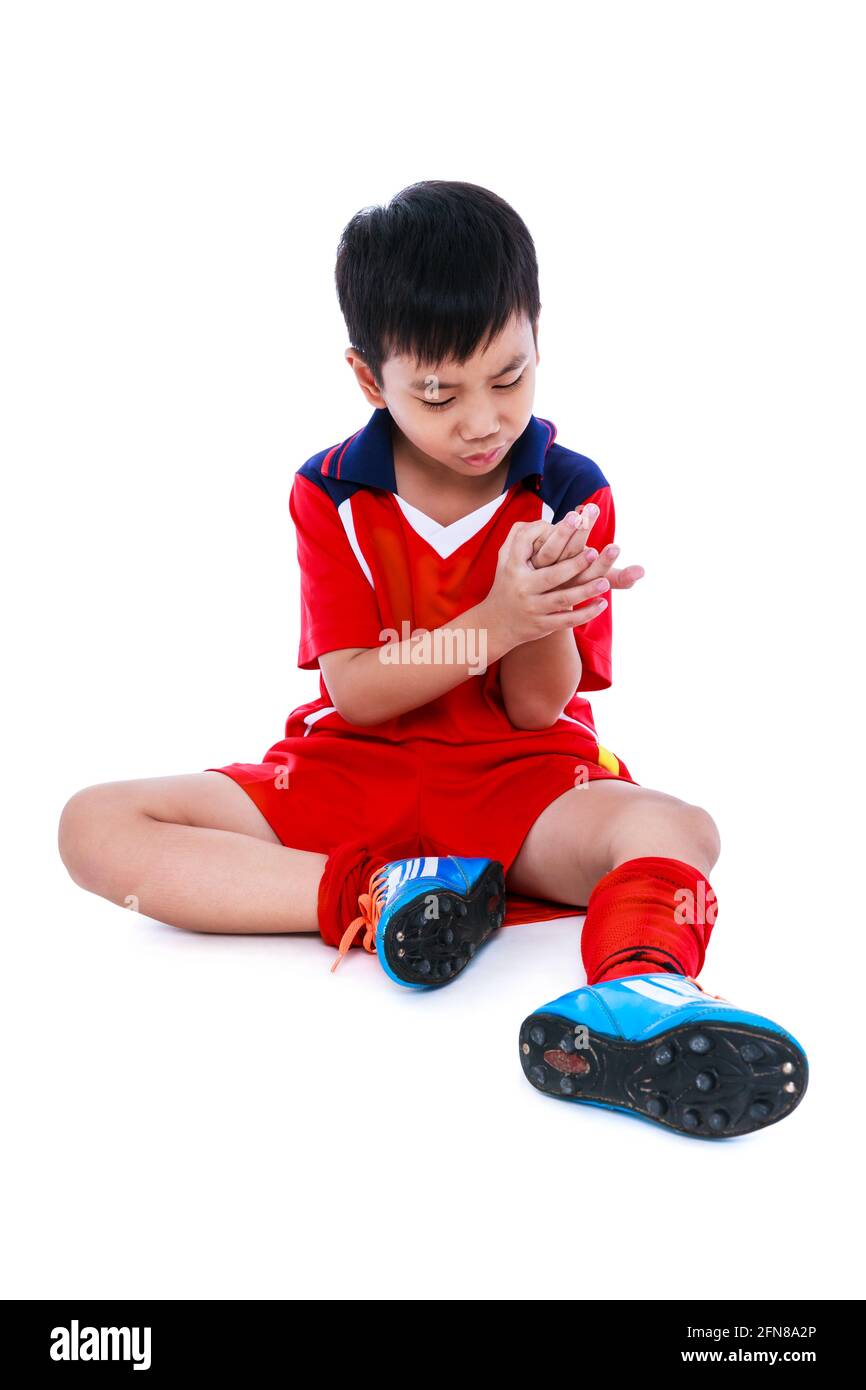 Hand wounded boy hi-res stock photography and images - Alamy