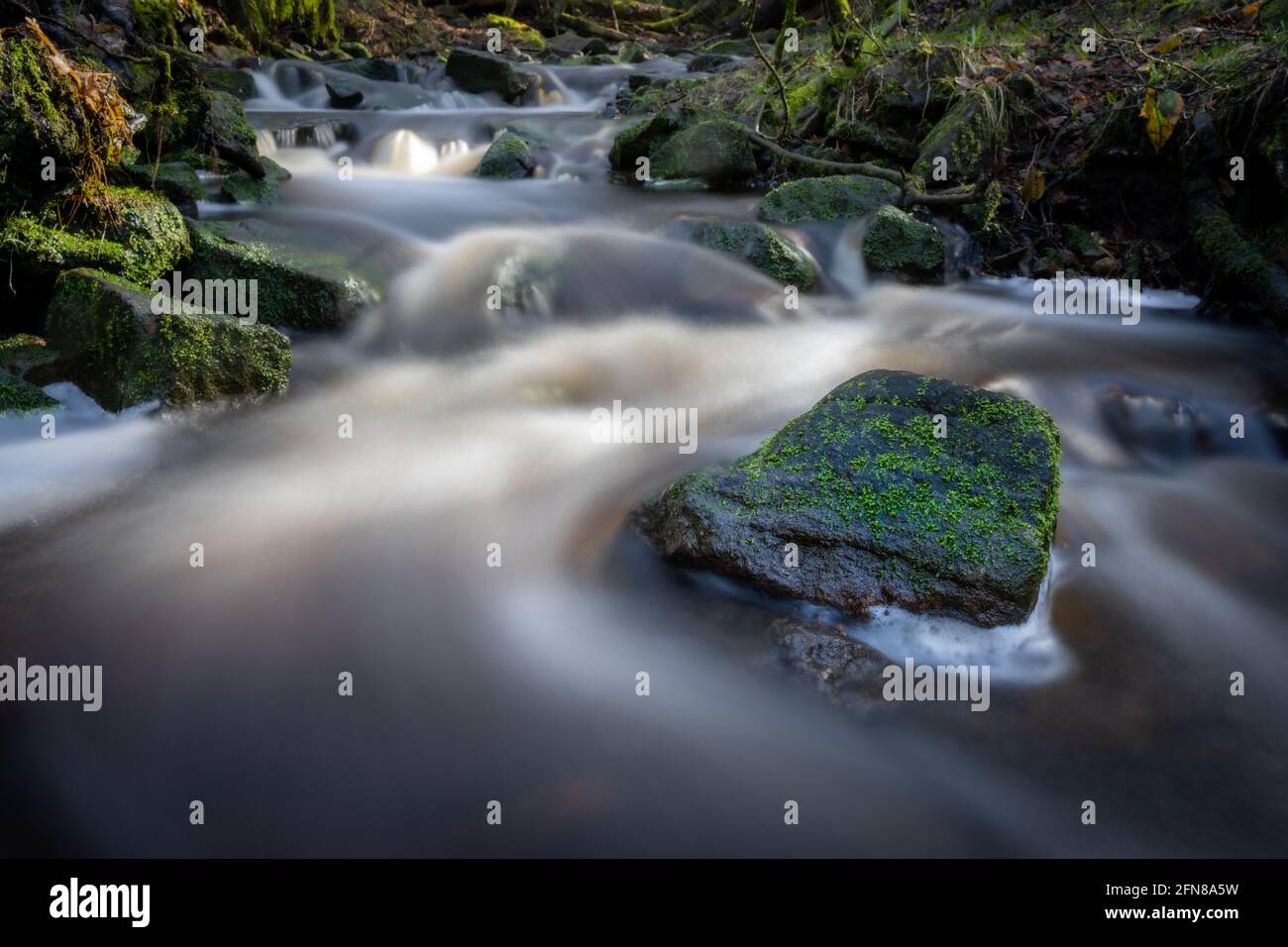 Brook flows down waterfall hi-res stock photography and images - Alamy