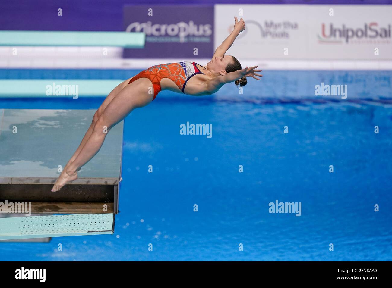 BUDAPEST, HUNGARY - MAY 15: Inge Jansen of the Netherlands competing in ...