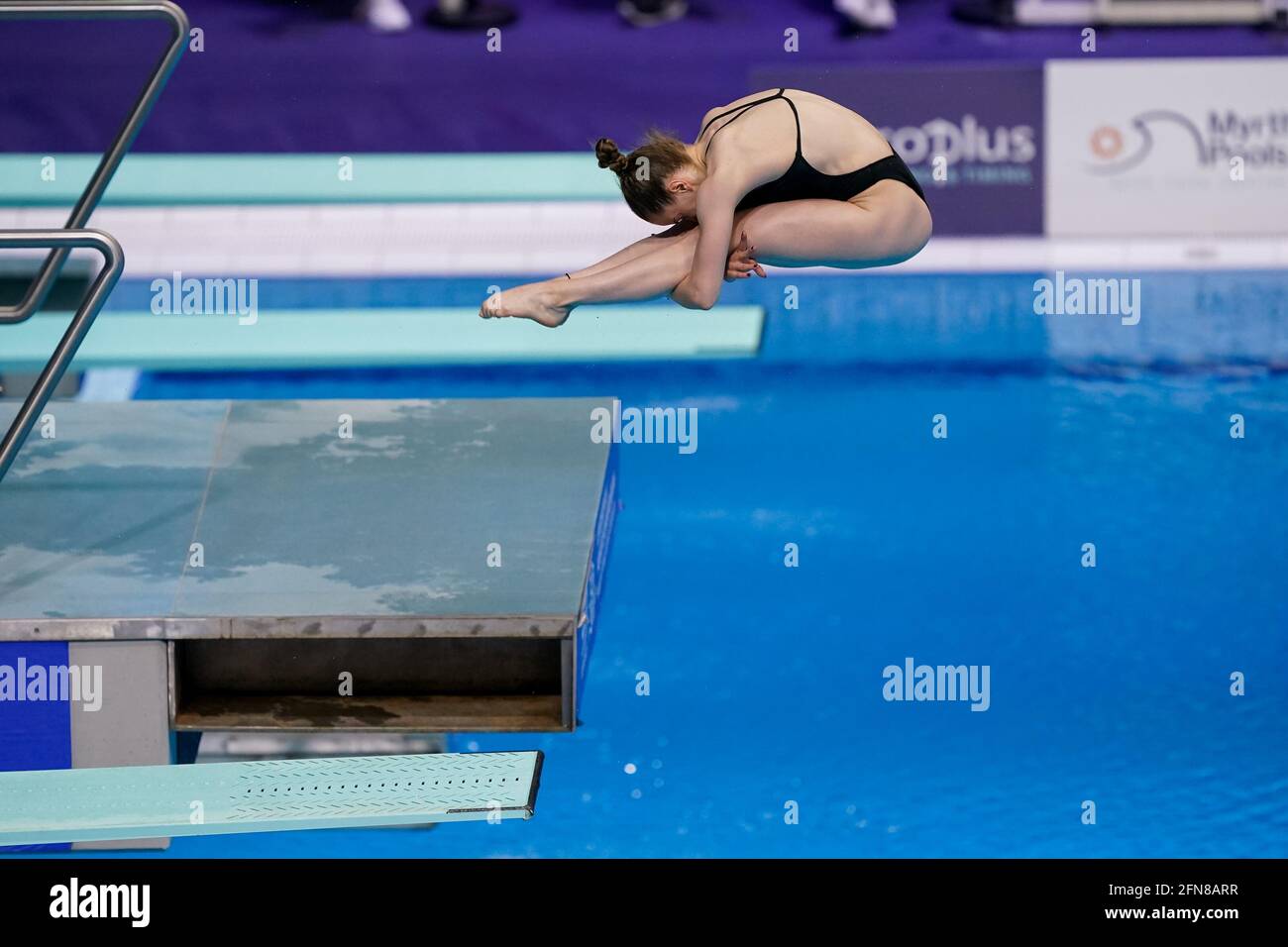 BUDAPEST, HUNGARY - MAY 15: Michelle Heimberg of Switzerland competing ...