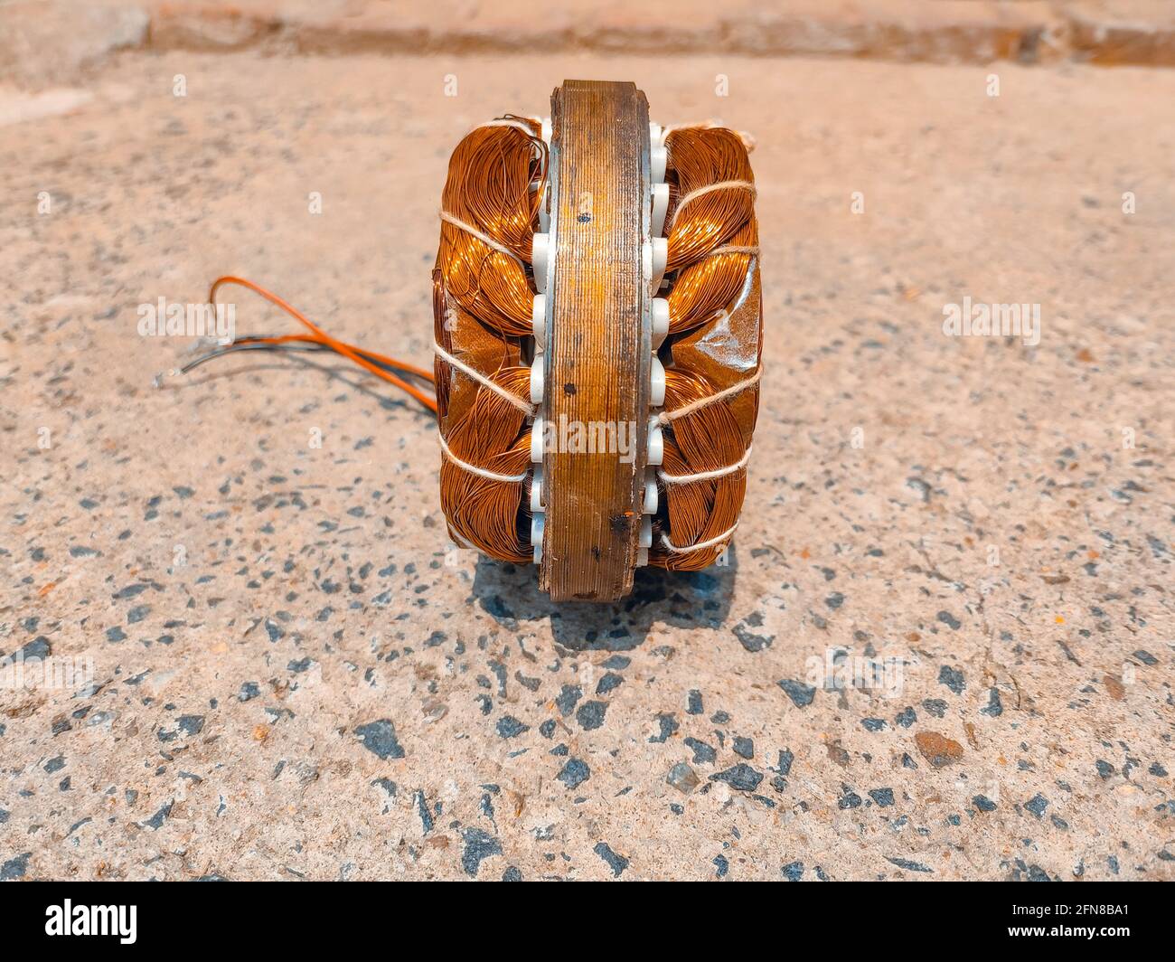 A internal parts of motor side view Stock Photo - Alamy