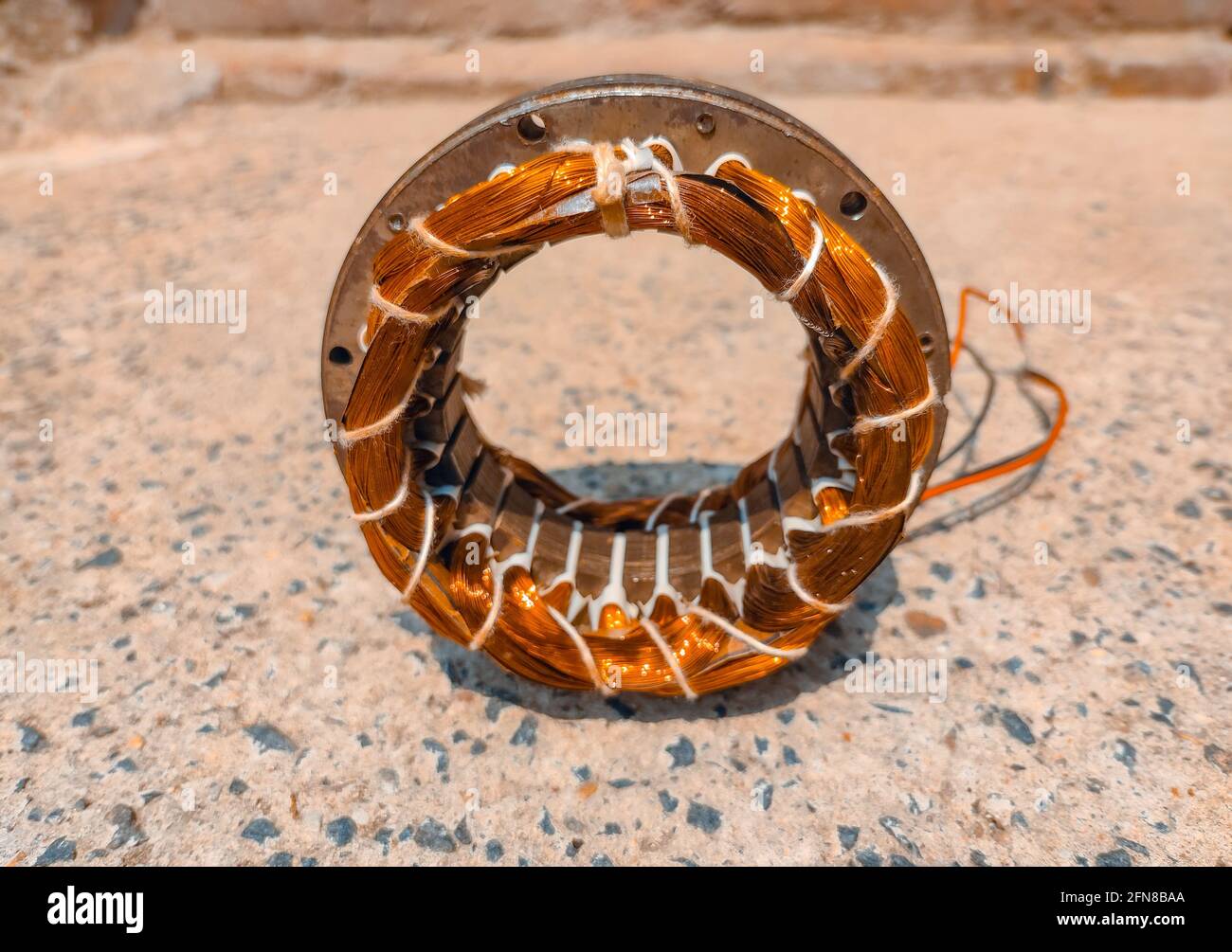 A internal parts of motor front view Stock Photo - Alamy