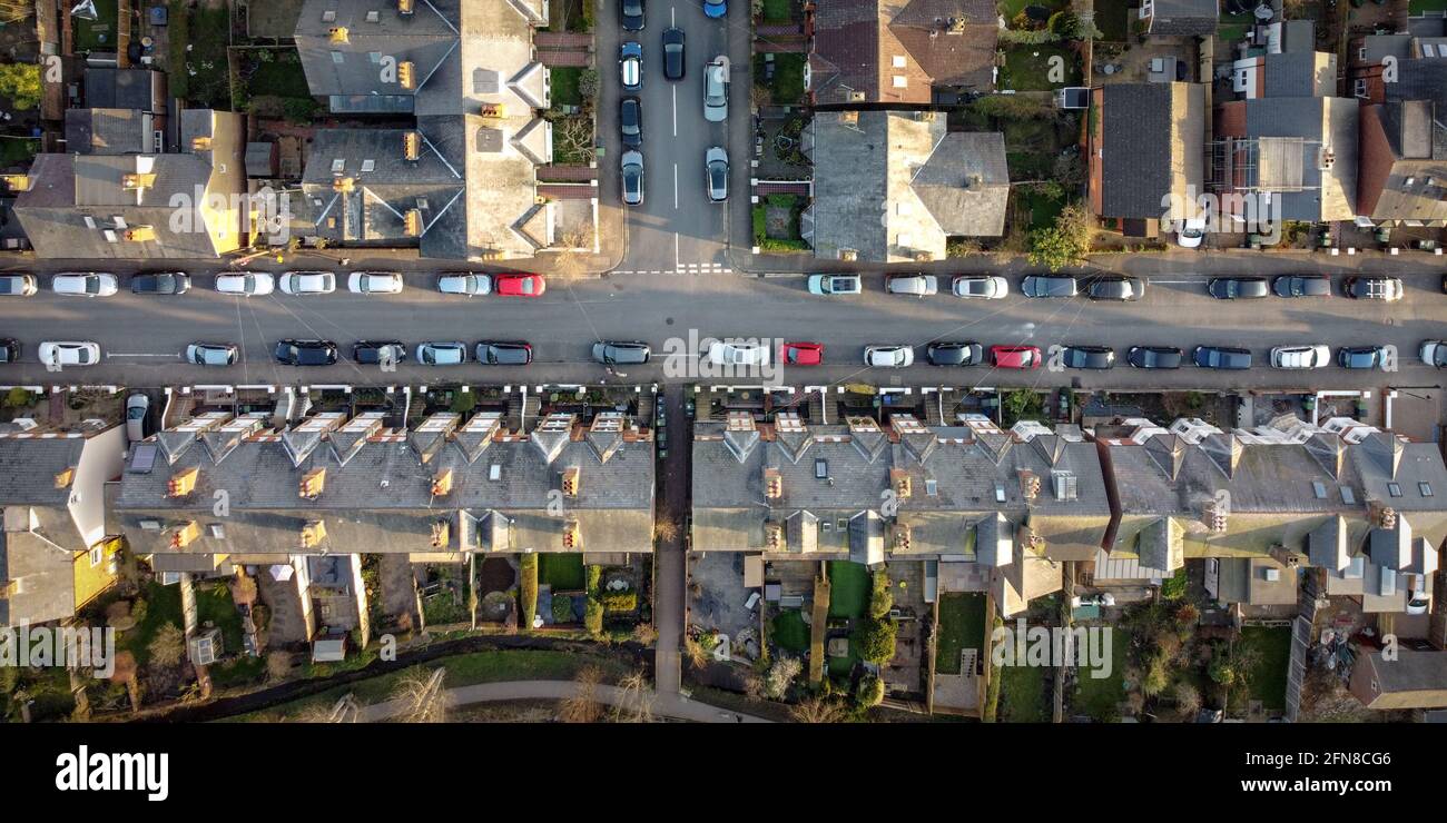 Dorking, Surrey UK: Residential houses in beautiful market town in the ...