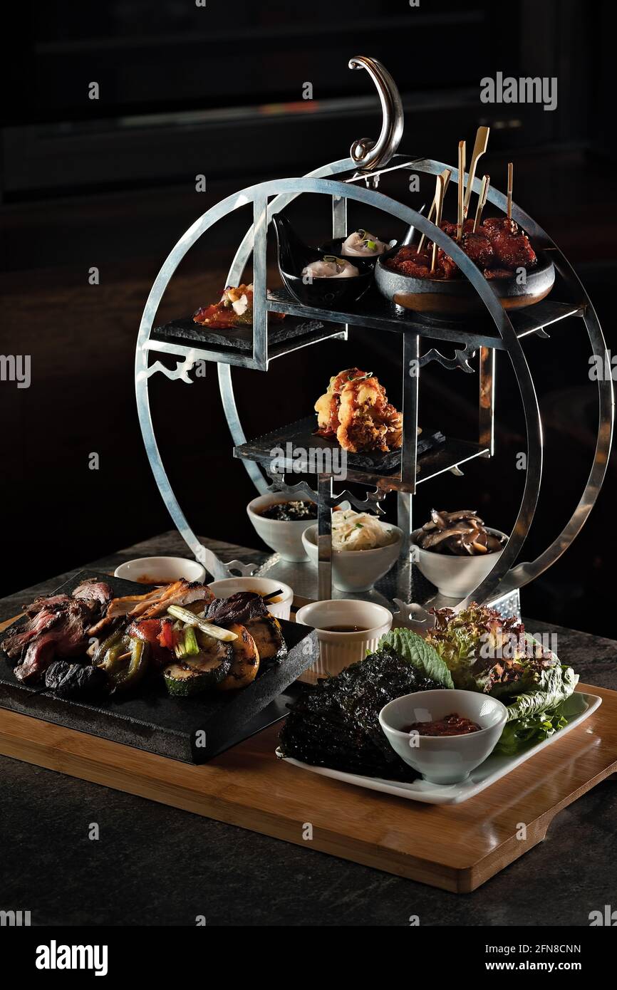 Dish korean food set hi-res stock photography and images - Alamy