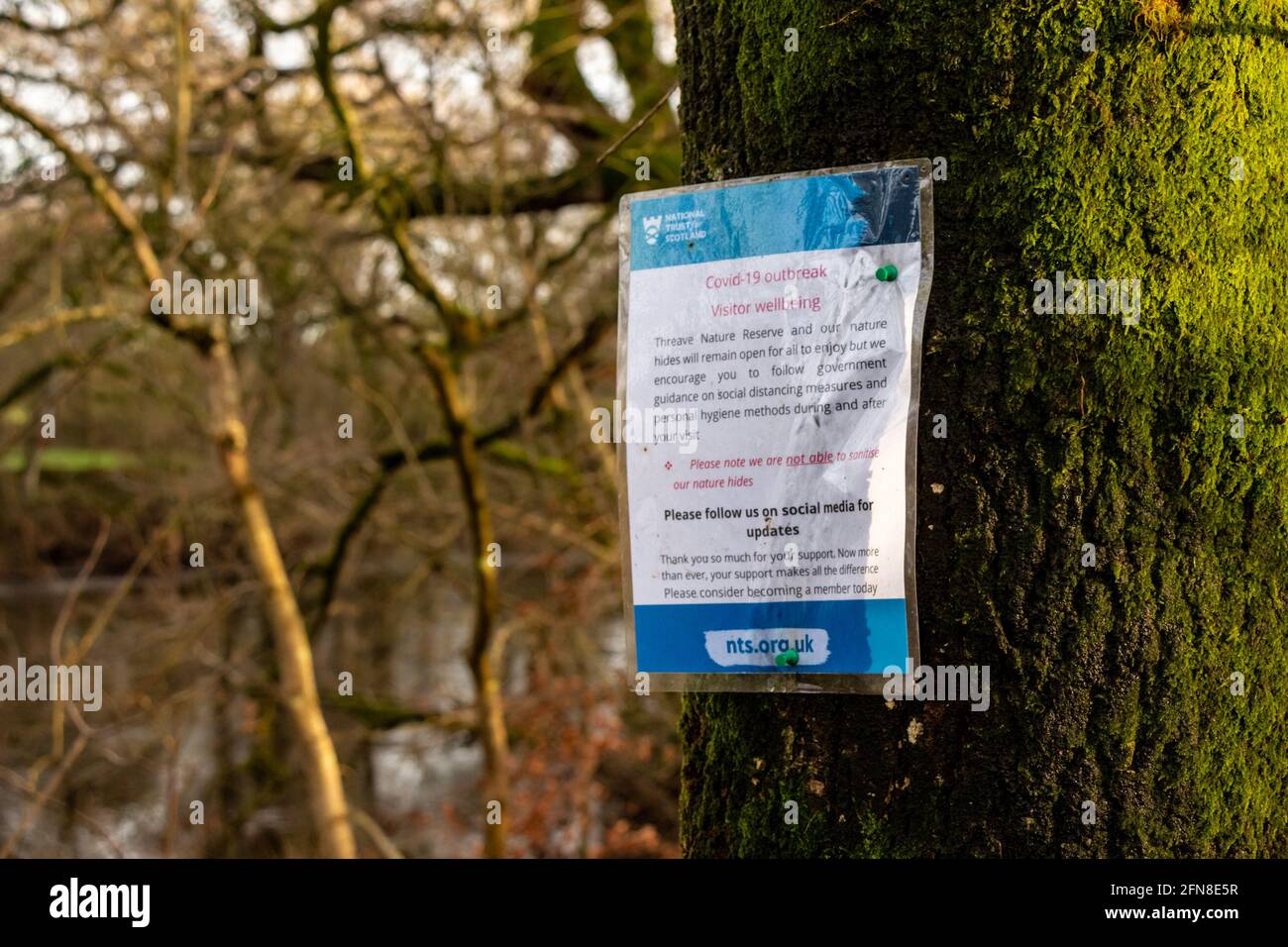 Castle Douglas, Scotland - 28th December 2020: National Trust for ...