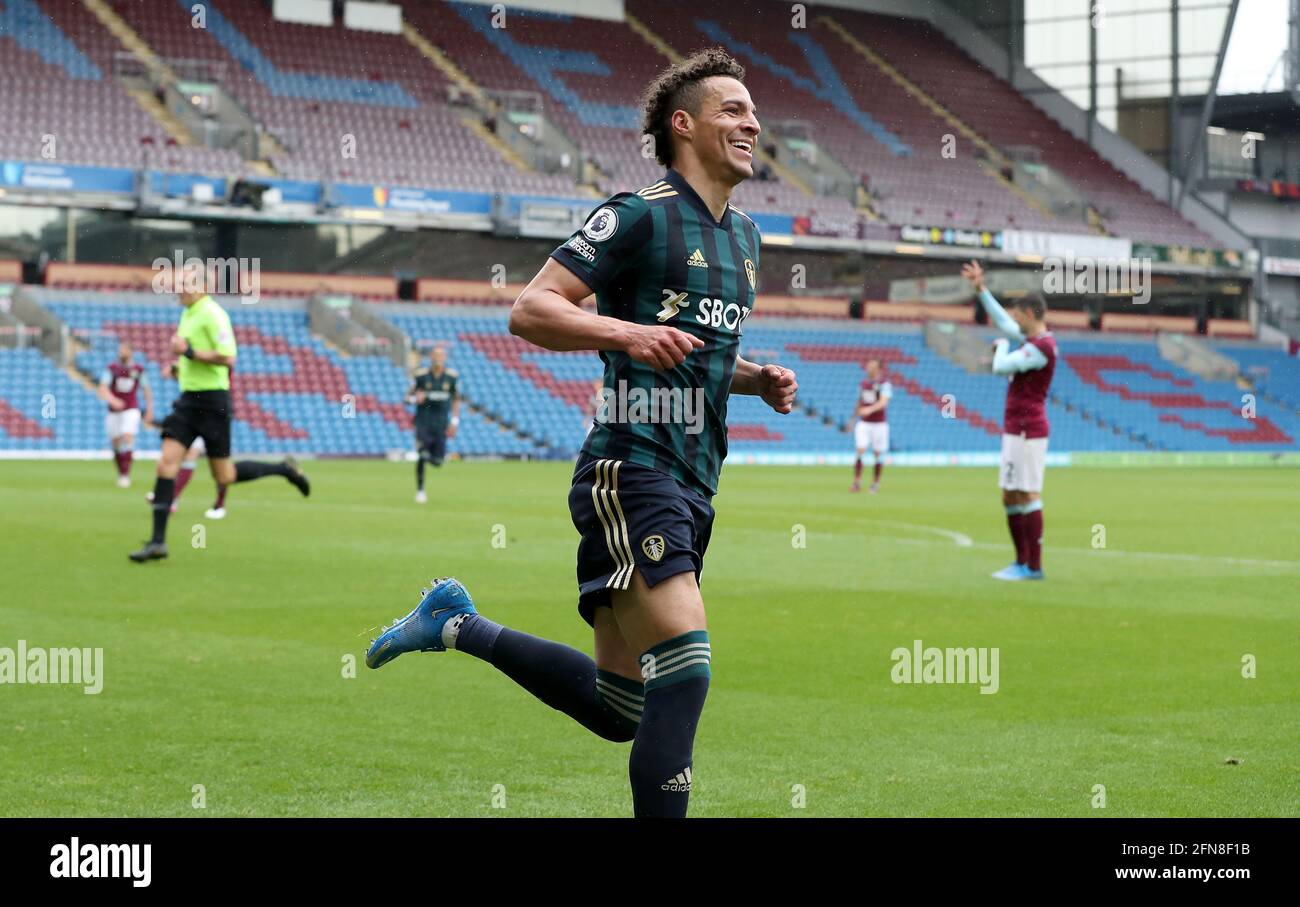 Leeds United's Rodrigo celebrates scoring their fourth goal of the game ...