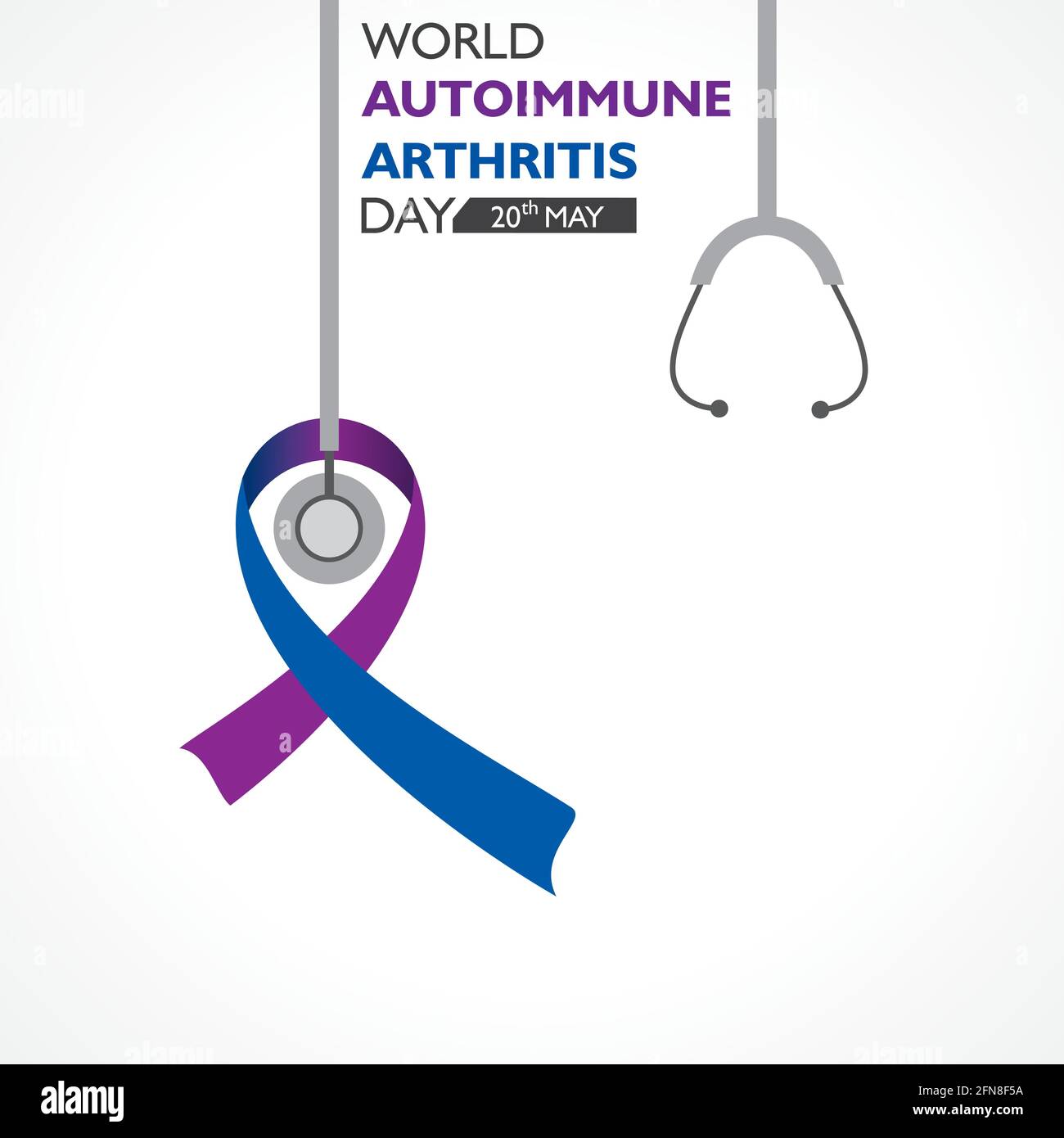 Vector Illustration of World Autoimmune Arthritis Day observed on 20th ...