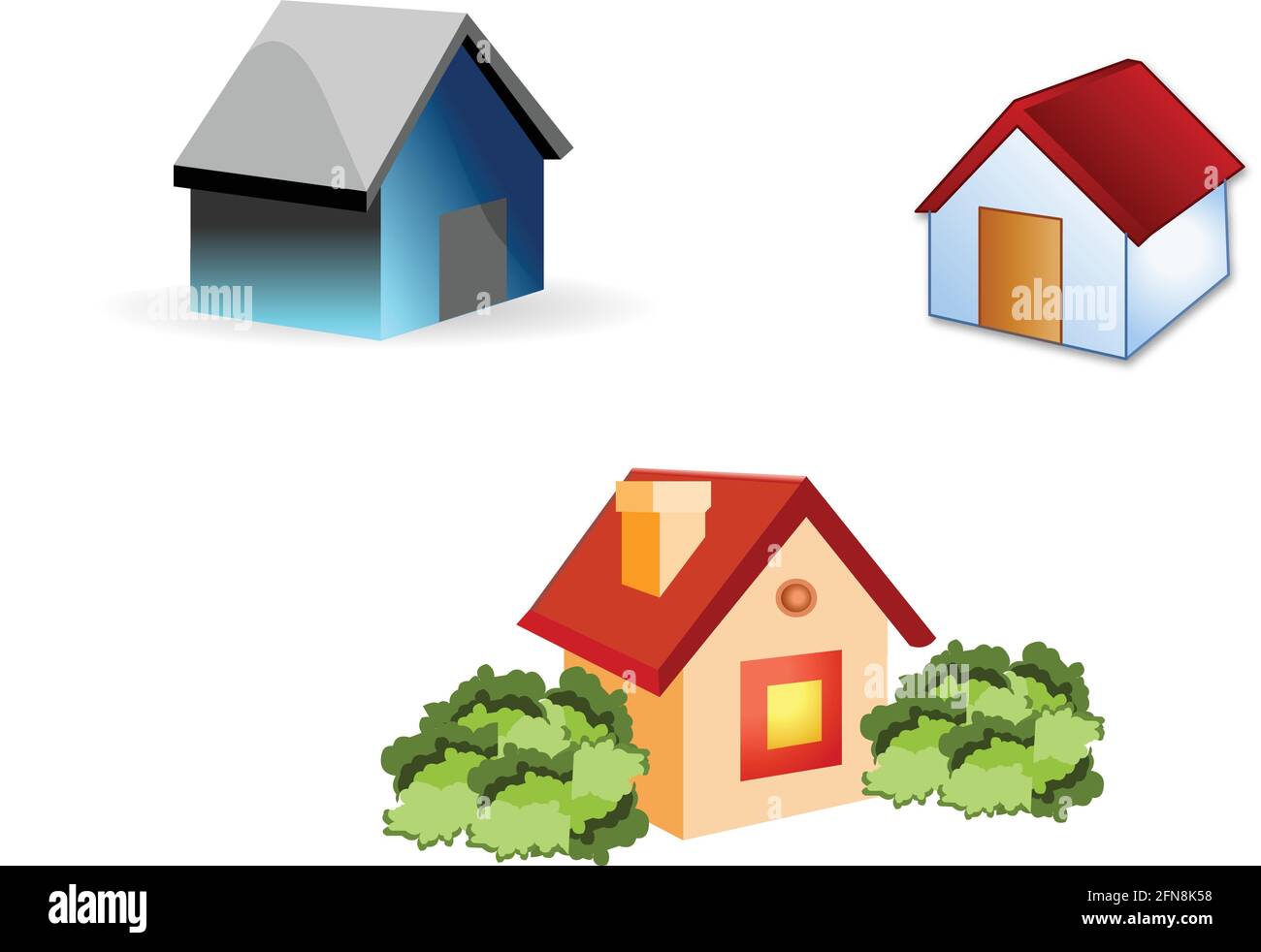 Home or Hut icon vector, isolated on white background Stock Vector ...