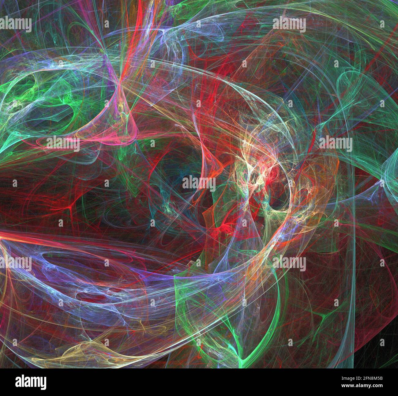 image of one Illustration of digital fractal Stock Photo - Alamy