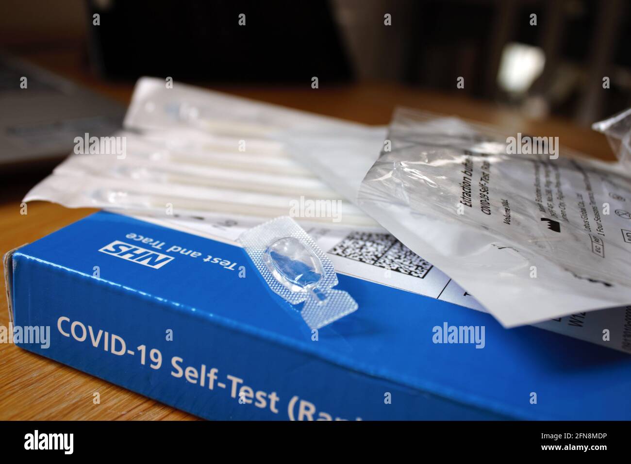 UK Covid-19 Home Test Kit Stock Photo - Alamy
