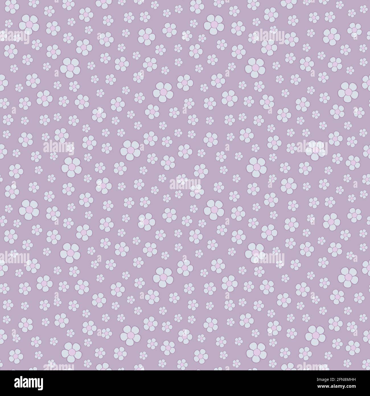 Scattered floral pattern Stock Vector Images - Alamy