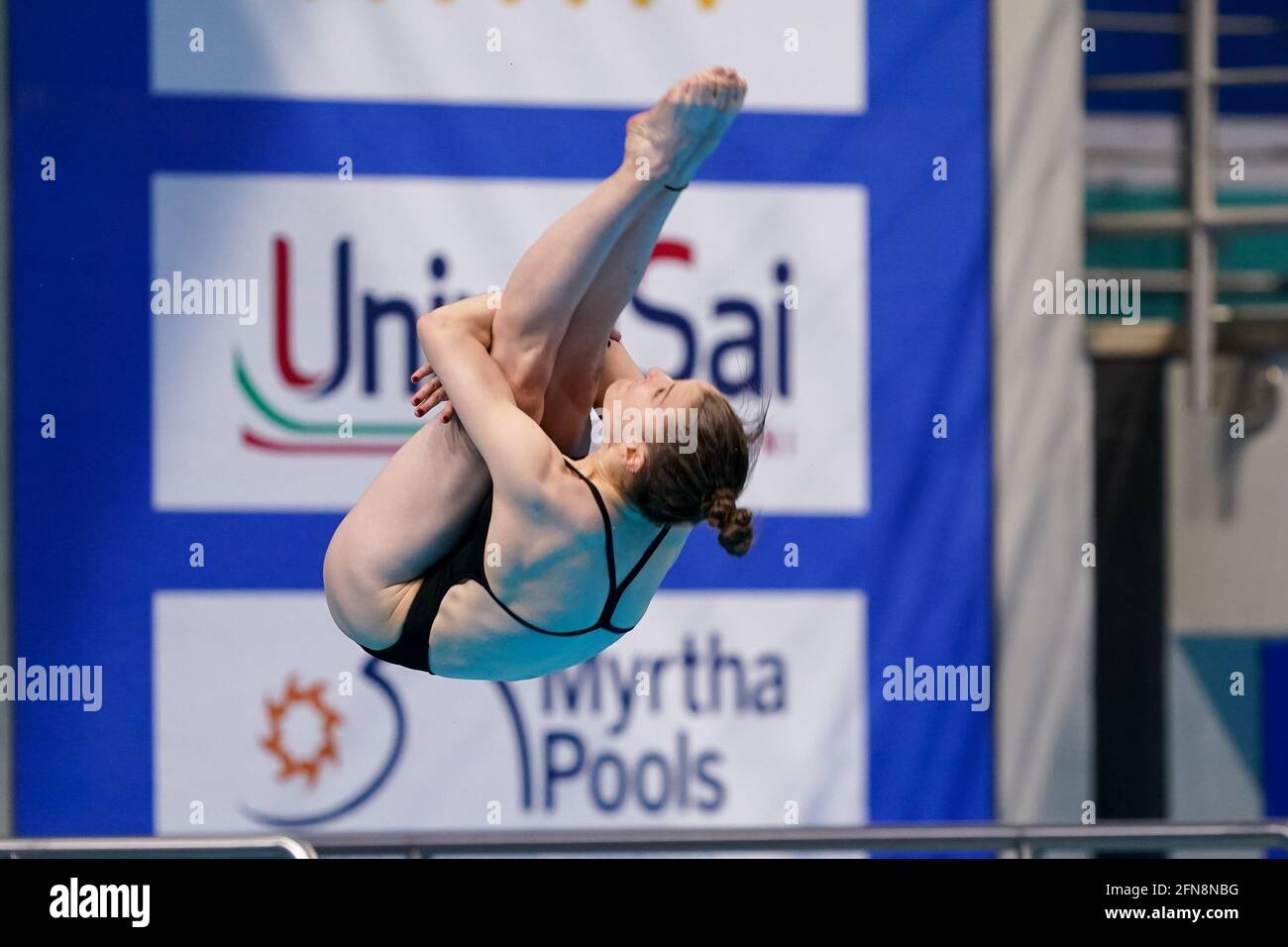 BUDAPEST, HUNGARY - MAY 15: Michelle Heimberg of Switzerland competing ...
