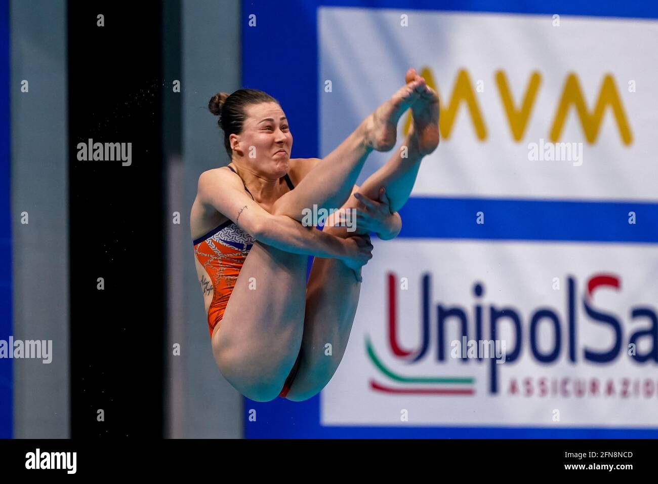 BUDAPEST, HUNGARY - MAY 15: Inge Jansen of the Netherlands competing in ...
