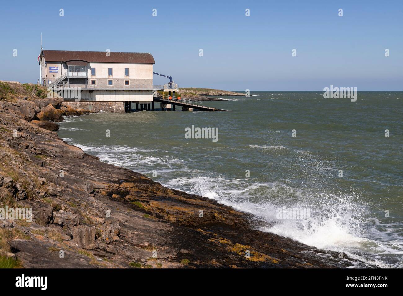 RNLI lifeboat station, Moelfre, Anglesey, North Wales Stock Photo - Alamy