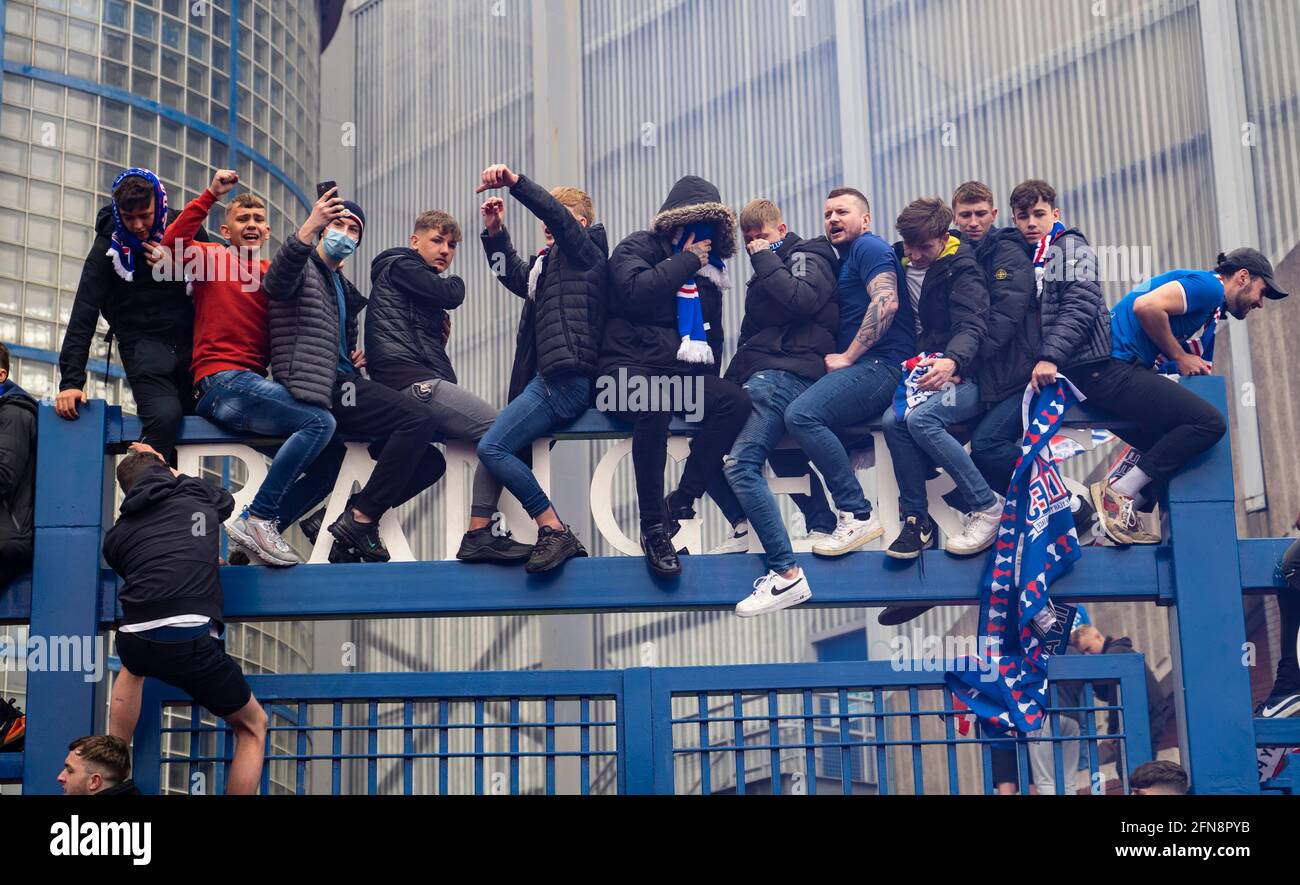 Ibrox gates hi-res stock photography and images - Alamy