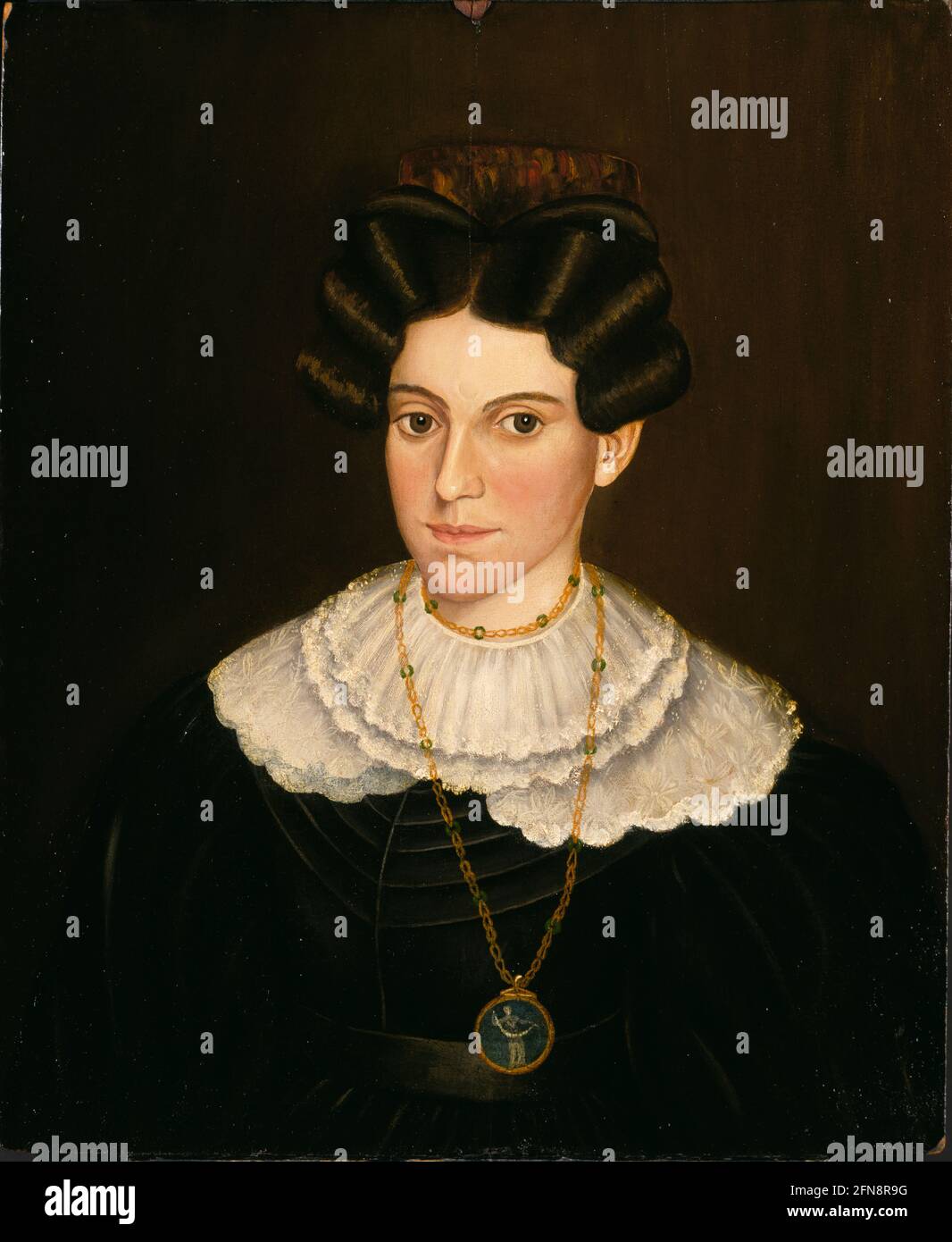 1840 dress woman hi-res stock photography and images - Alamy