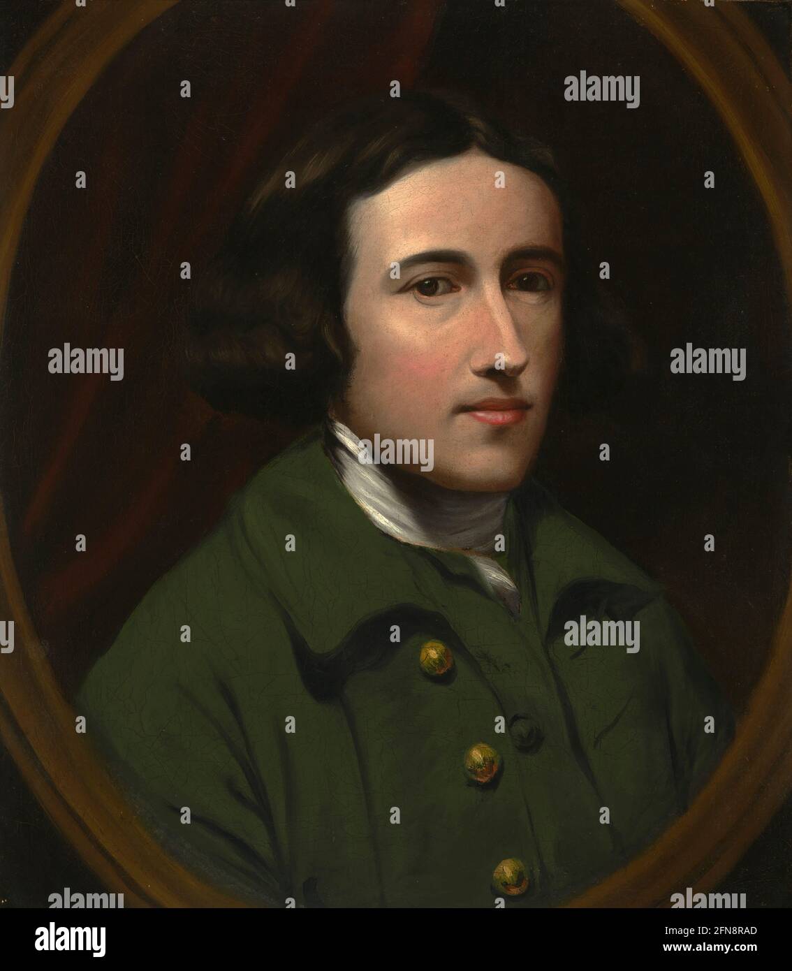 Benjamin West, 1770. Attributed to James Smith Stock Photo - Alamy
