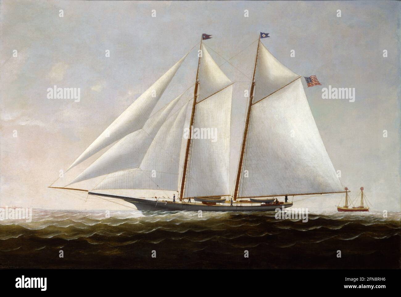 The Yacht America, 1877 Stock Photo - Alamy