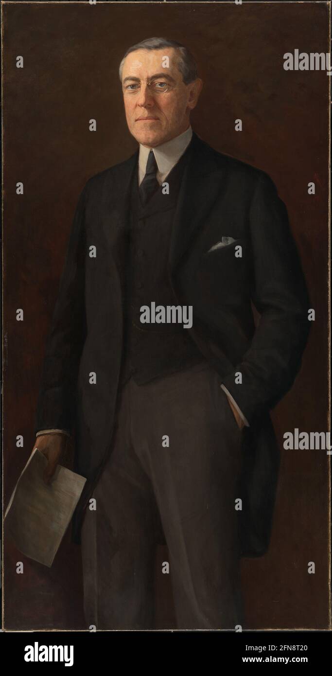 President woodrow wilson painting hi-res stock photography and images ...