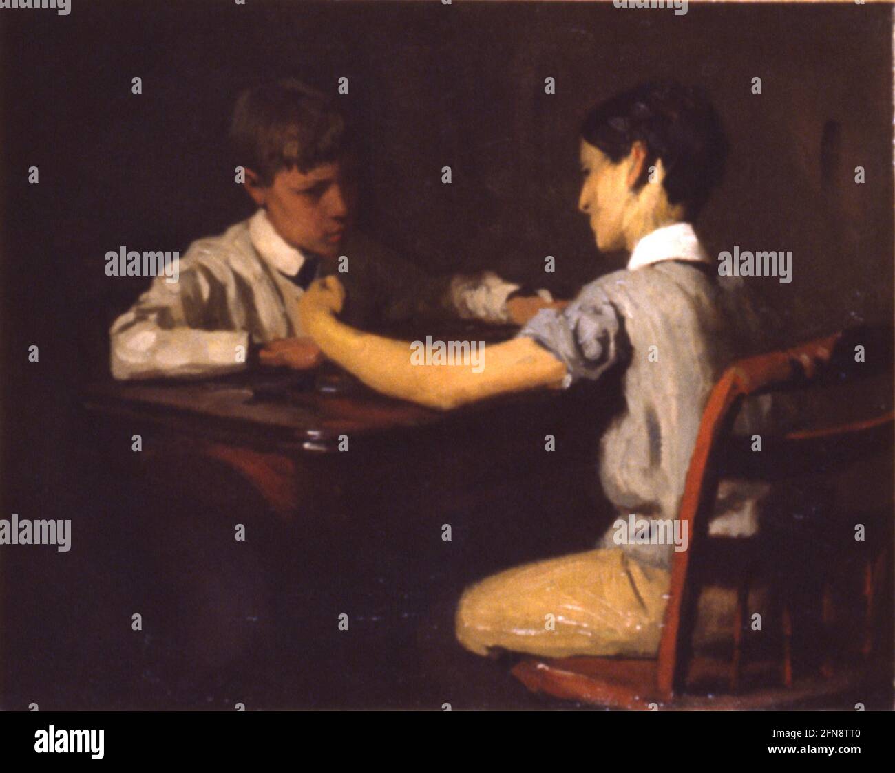 The checker players hi-res stock photography and images - Alamy