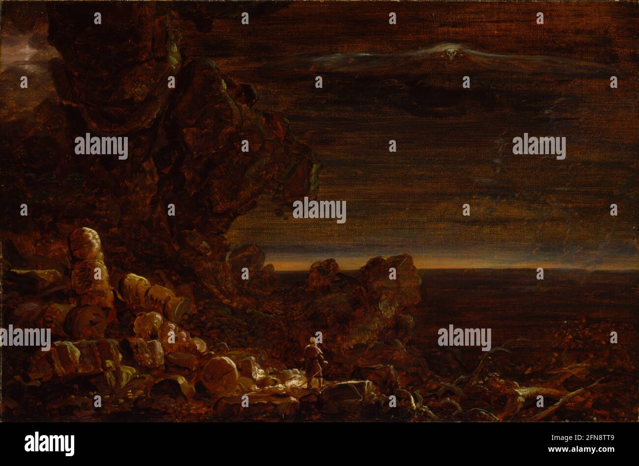 The Pilgrim of the World at the End of His Journey (study for the ...