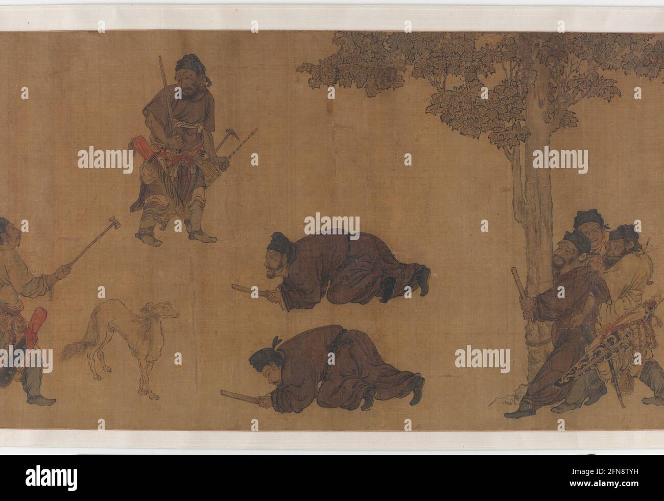 Admonishing in Chains, 15th century. Traditionally attributed to Yan ...