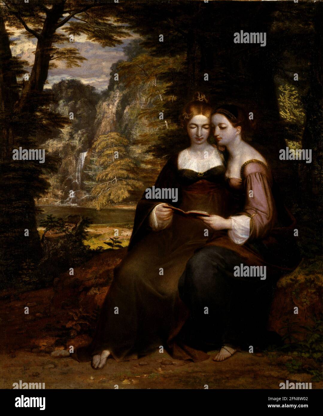 Hermia and Helena, before 1818 Stock Photo - Alamy