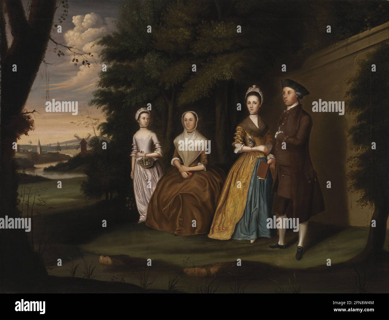 The Wiley Family, 1771 Stock Photo - Alamy