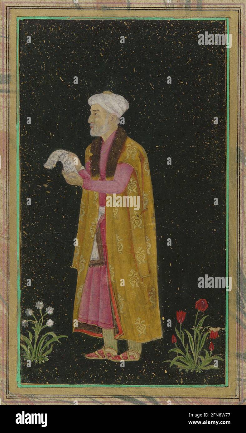 A portrait of I'timad ad-Dawlah, 18th century Stock Photo - Alamy