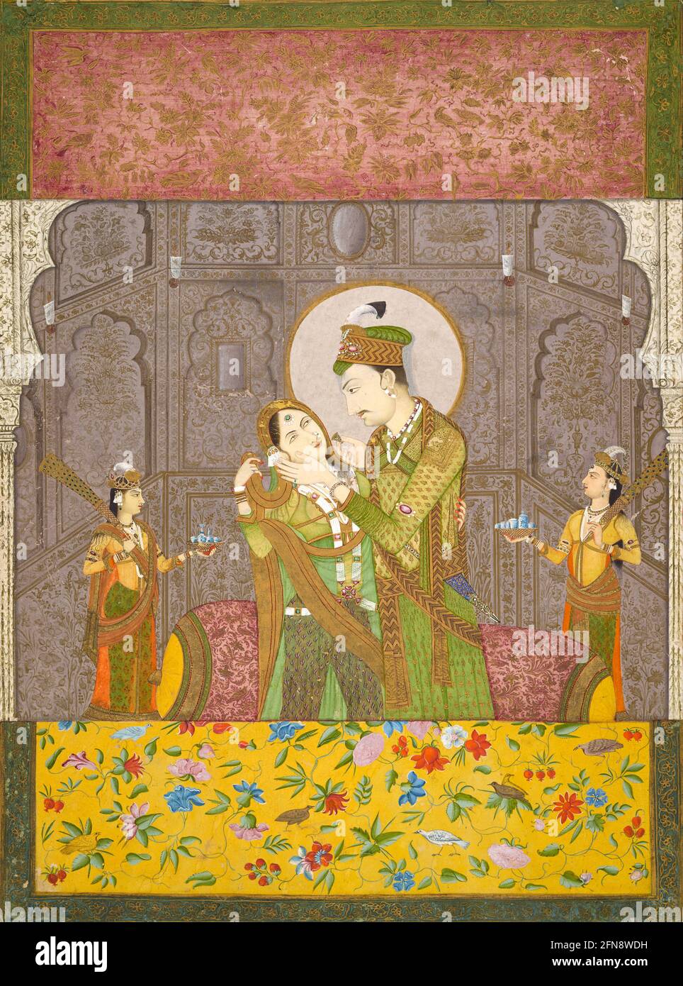 A Prince and his consort, ca. 1790 Stock Photo - Alamy