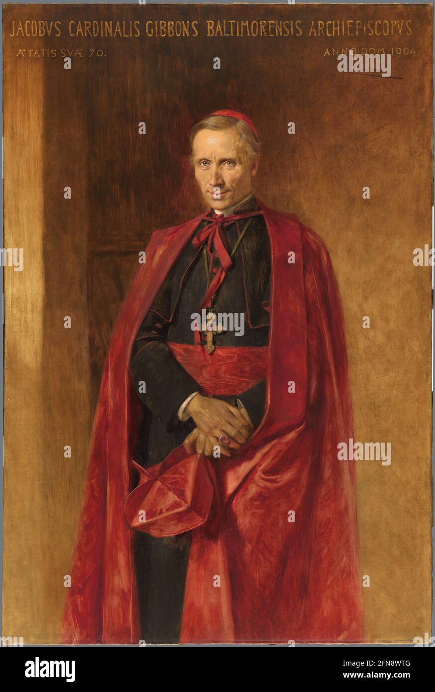 Cardinal James Gibbons, 1904 Stock Photo - Alamy