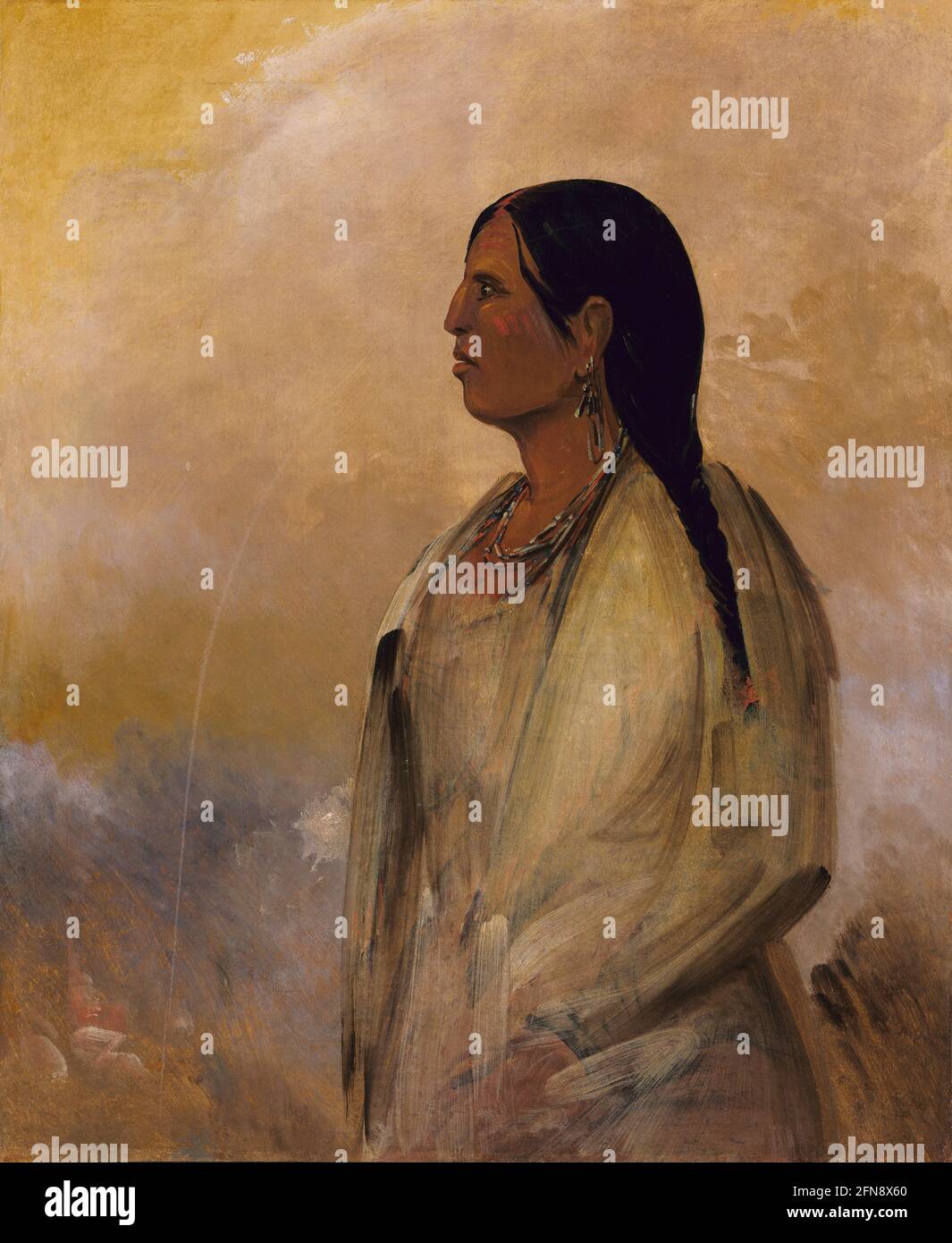 A Choctaw Woman, 1834 Stock Photo - Alamy
